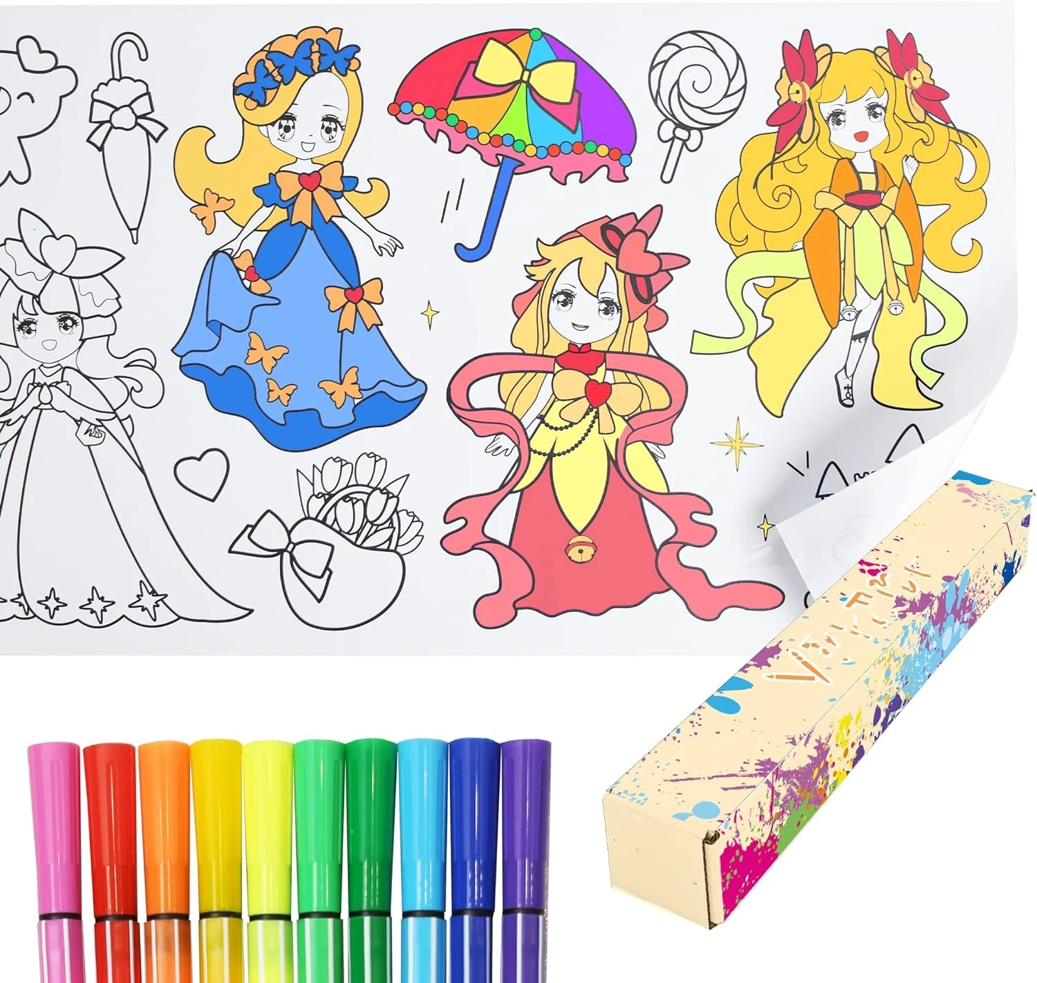 Children's Drawing Roll -Coloring Paper Roll for Kids,Drawing Paper ...