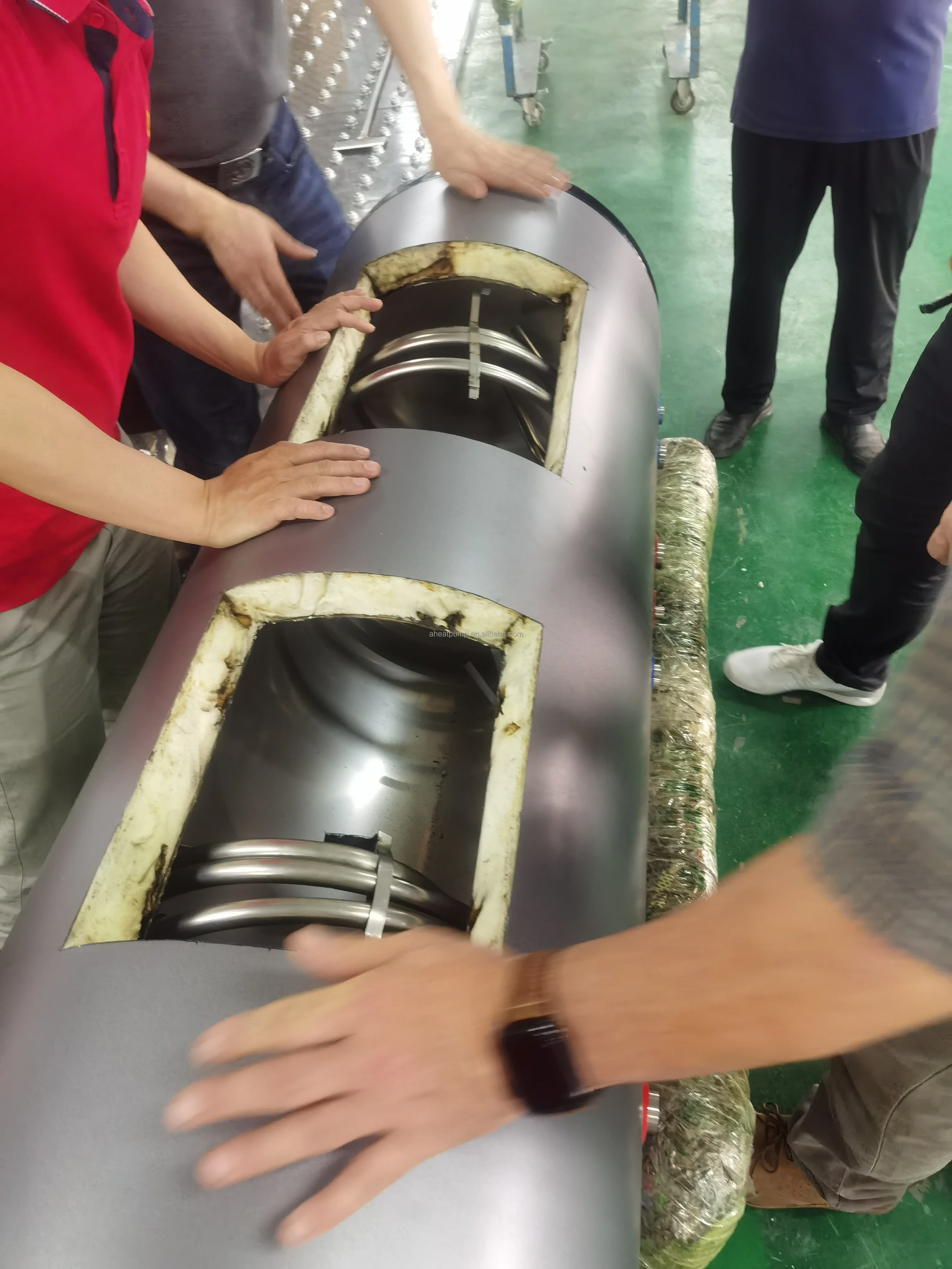 300l Sus304 Sus316l 150l Heat Exchanger Coils Solar Thermal Room ...