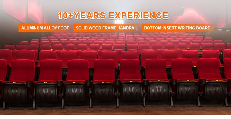 Luxury Fabric Movie Cinema Seat Auditorium Seating Hot Sale Modern ...
