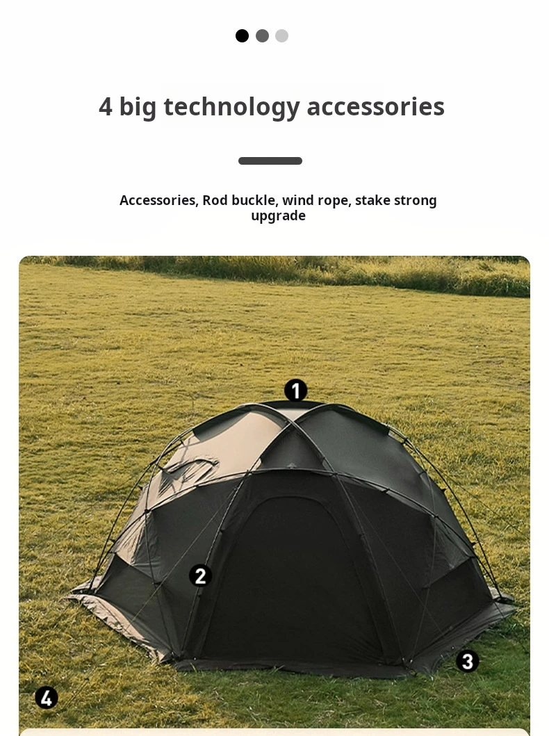 Luxury Portable Foldable Tent - Ideal for All-Season Camping