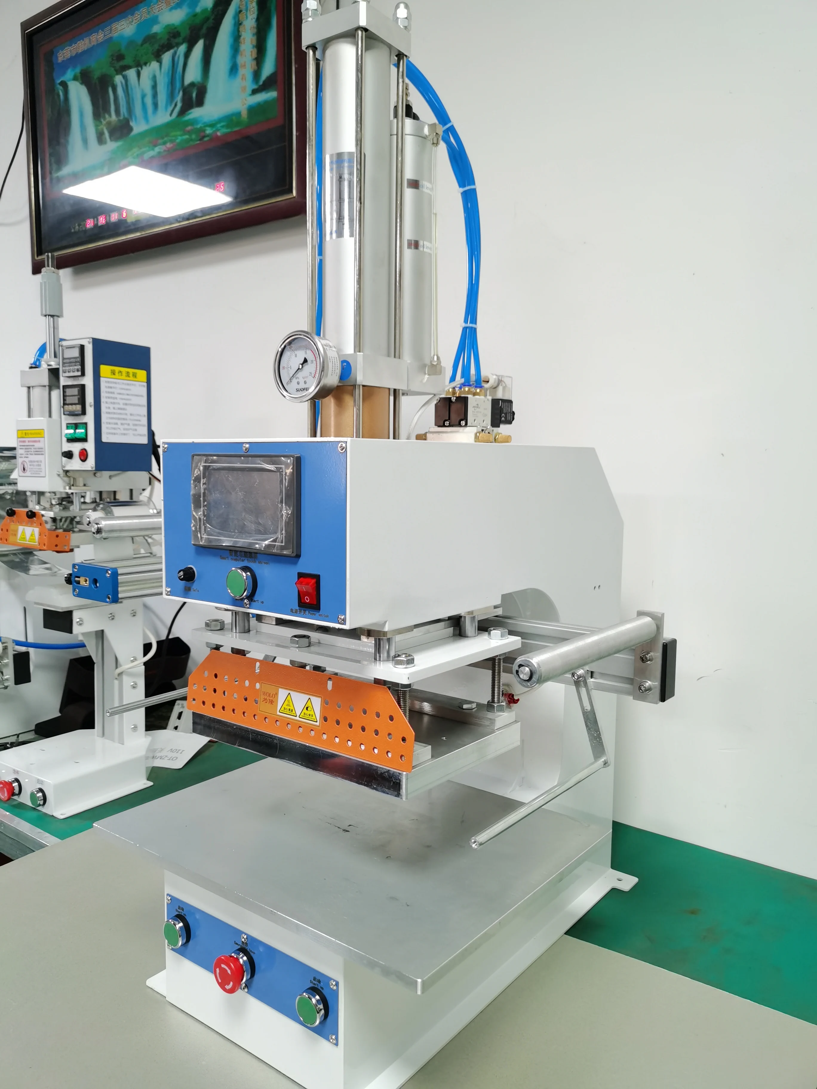 Automatic Digital Pneumatic Hot Stamping Machine for Leather