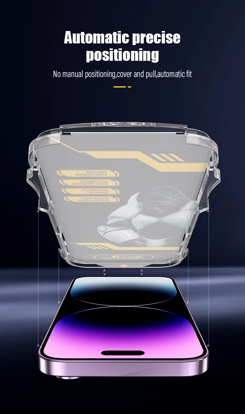 New Kingkong Easy Install 2.5d Hd Clear Screen Mobile Phone Protective Film Glass Protector For ...