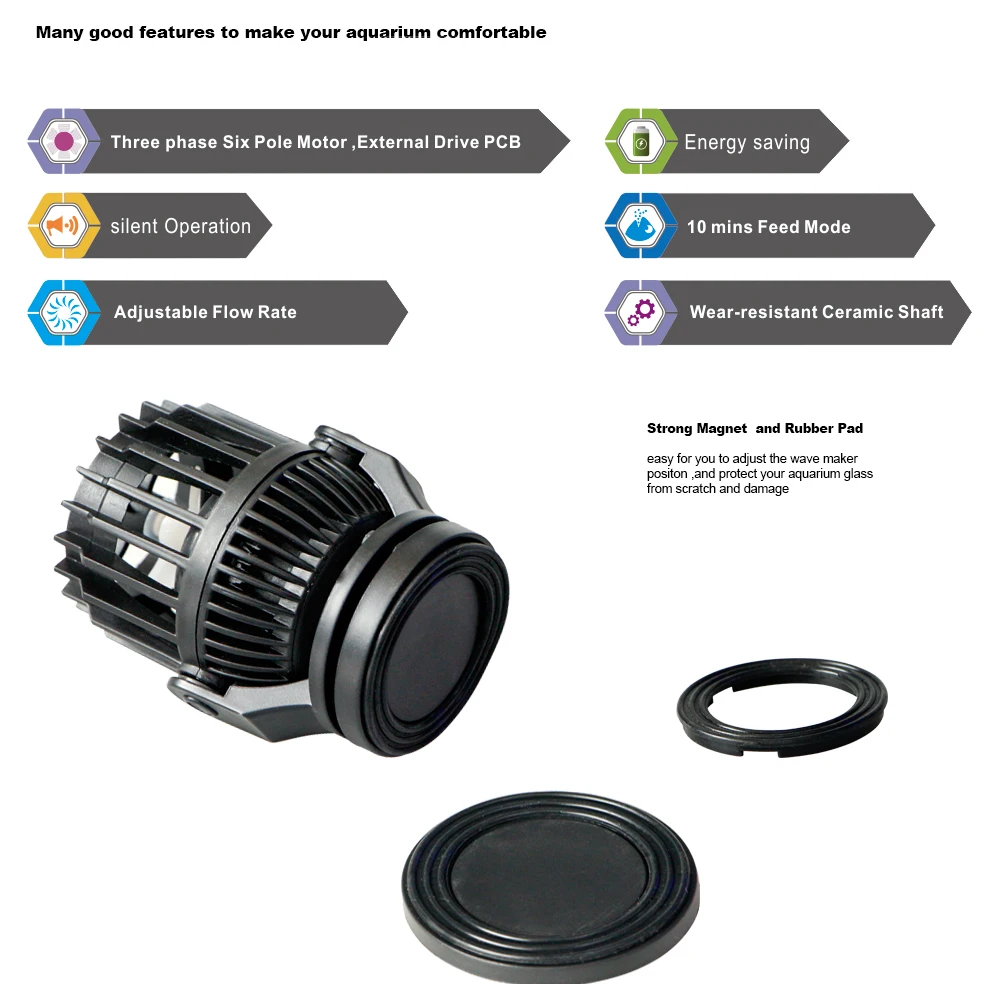 Bomba De Circulacao Wavemaker Aquarium Wave Maker Pump Dc Circulation ...