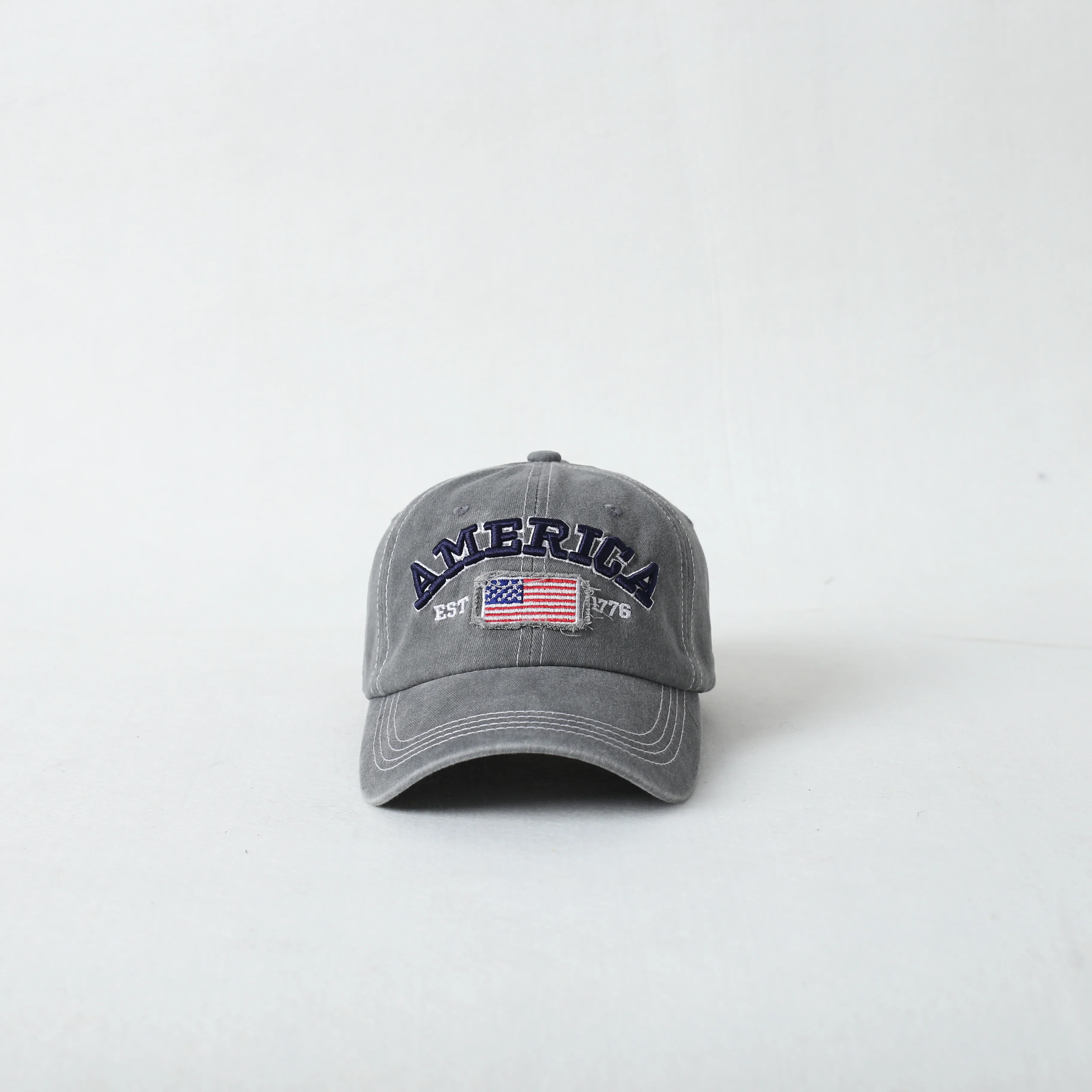 Wholesale Custom Washed Vintage Embroidery Baseball Caps Custom Sport ...