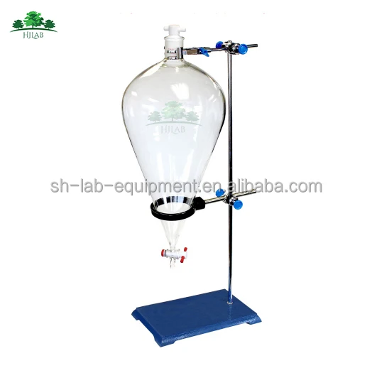 Hjlab Separatory Funnel Kit - 2L, 5L, 10L with PTFE Valves
