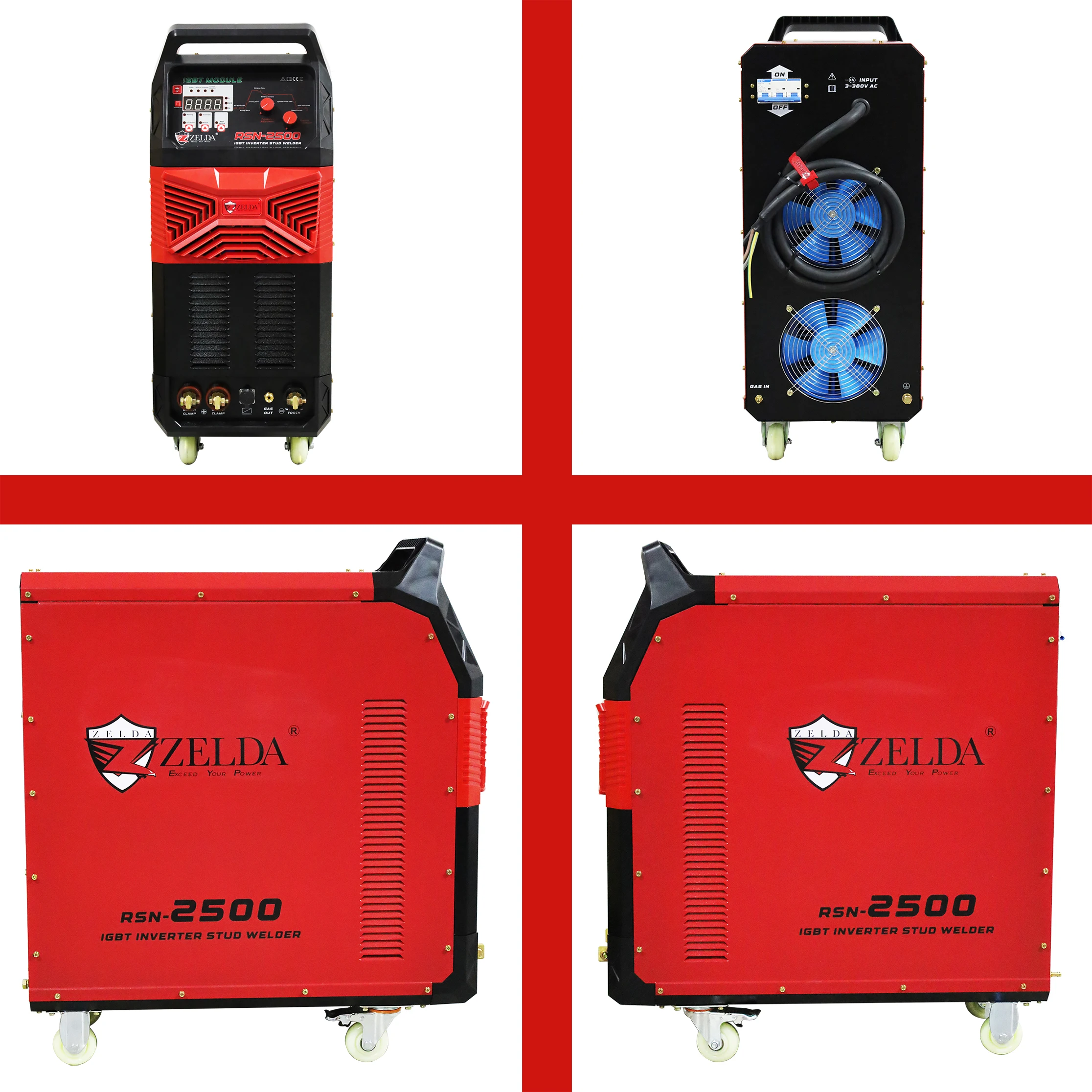 Heavy Duty 19mm Shear Studs Welder - RSN-2500 Stud Welding Machine