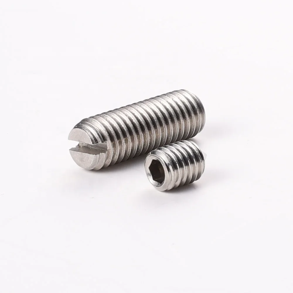Stainless Steel Din916 Hex Socket Head Grub Screw Set Screw Cup Point Grub Screw - Buy Set Screw ...
