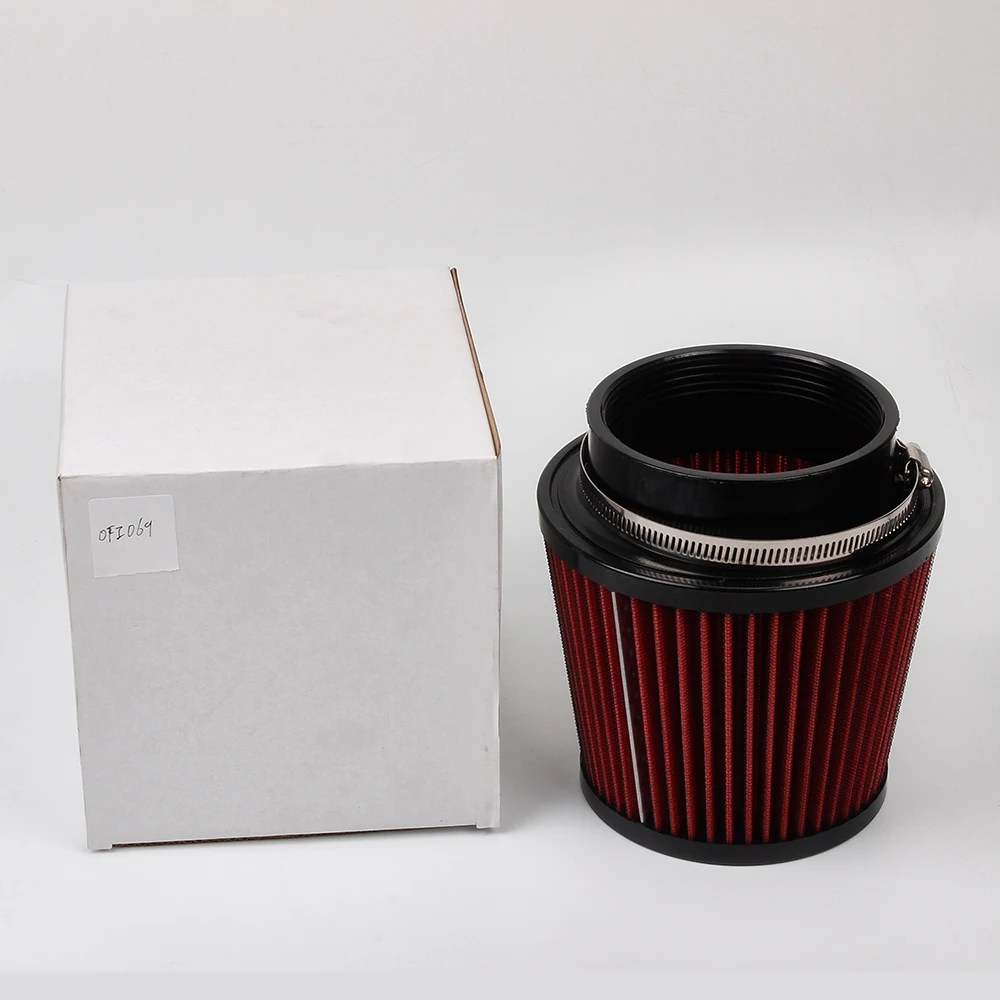 Universal 3" 76mm Modification Flow Car Cold Inlet Air Filter Car ...