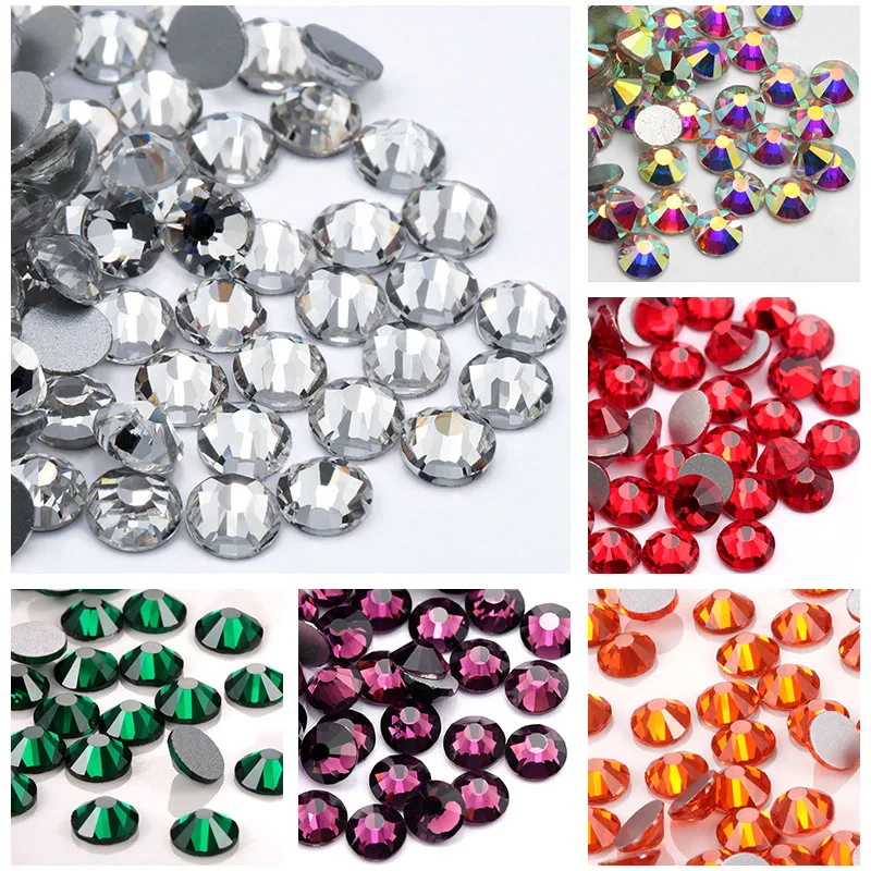 Wholesale SS3-SS40 Flat Back Hotfix Rhinestones for Decor