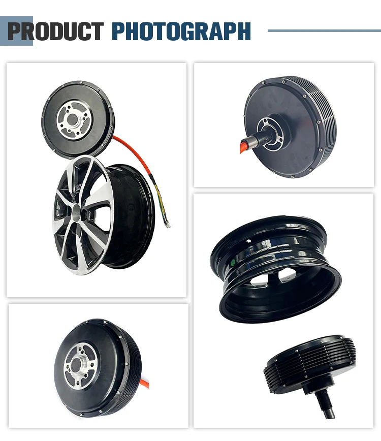 14KW Brushless Mid-Mounted Electric Bicycle Motor Kit with Battery