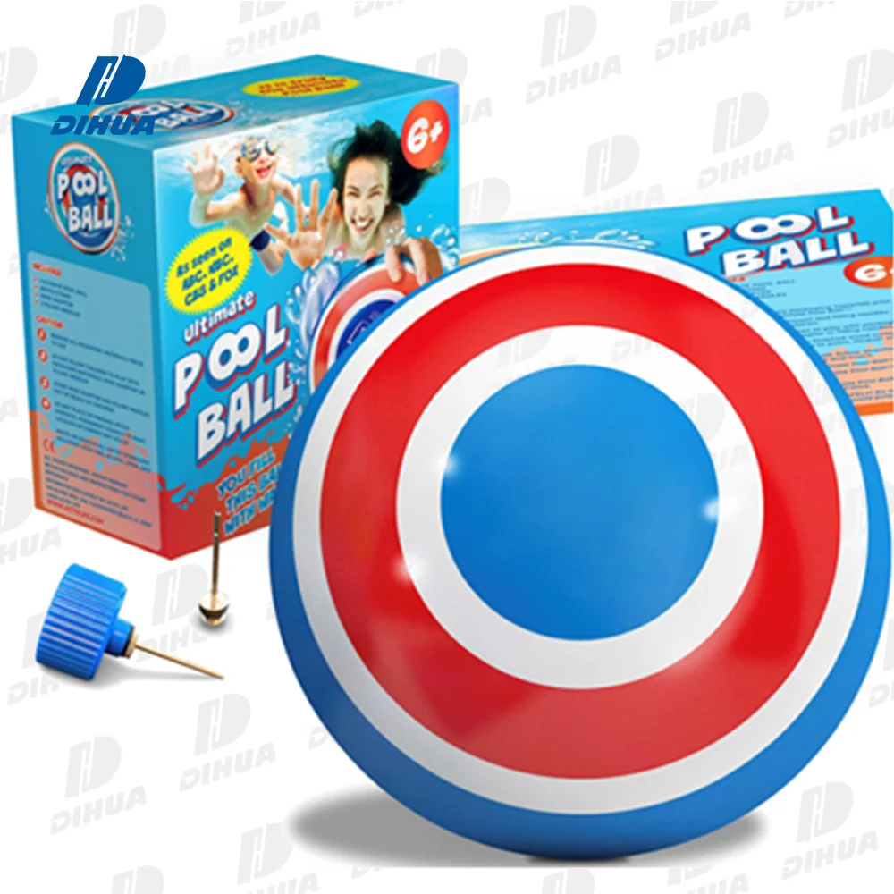 Swimming Pool Ball for Kids Water Filled Bouncy Ball Play Underwater ...