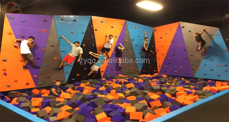 Factory Wall Mounted Climbing Holds Customized Rock Climbing Wall for ...