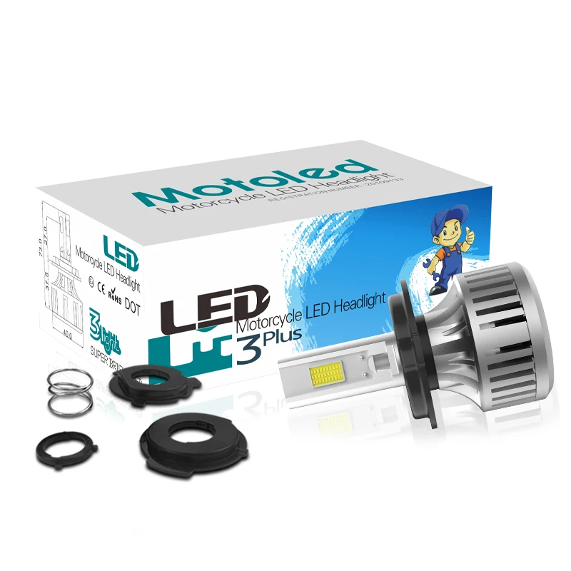 Motoled 45W 4500LM Motorcycle Luz Led Light Bulb for Motorcycles ...