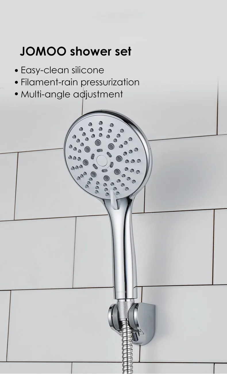 JOMOO High Pressure Hand Shower Head - Water Saving Design