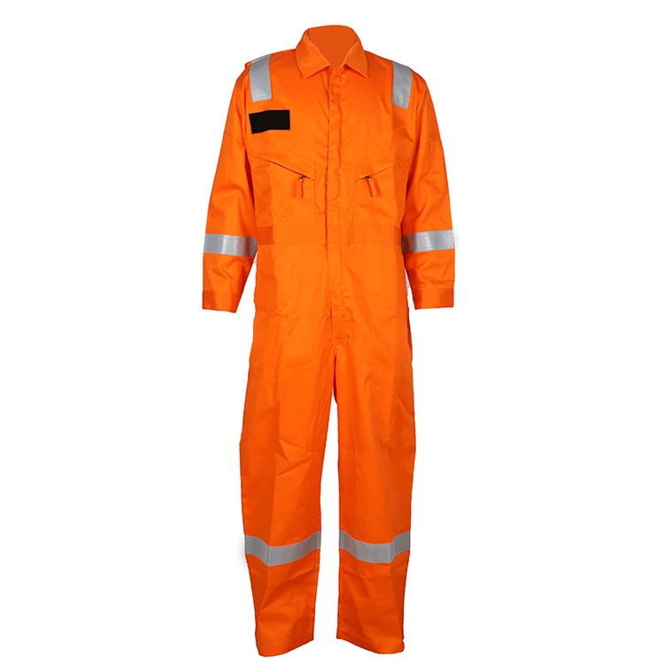 Flame Retardant Fire Resistant Safety Coverall For Industrial Workwear ...