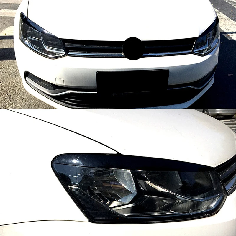 Headlight Eyelids Headlamp Eyebrow Trim Cover Car Headlight Decoration ...