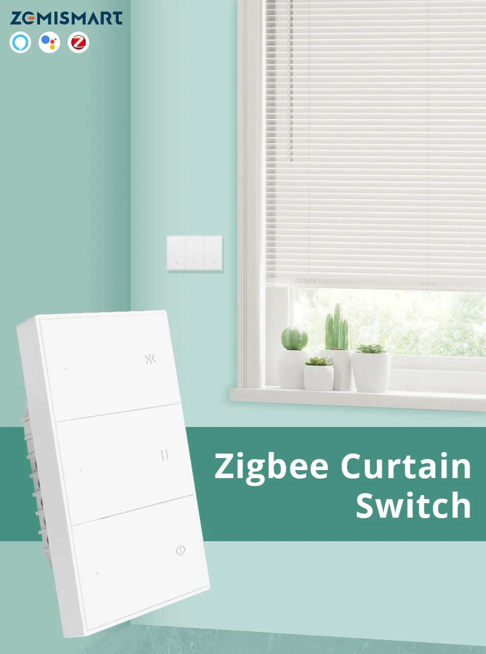Zemismart Zigbee US Black Wall Light Switch with Neutral 1 2 3 4 6 ...