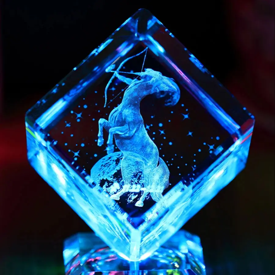 Honor of crystal blank 3D Laser Engraved Photo Frame Crystal Cube blank ...