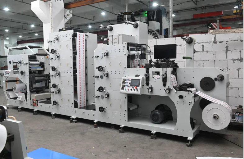 Flexo Printing Machine Flexo UV Sticker Label Flexographic Printing Machine Flexo Printing ...