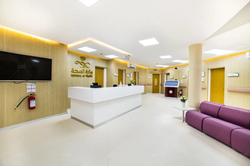 Reception Counter Medical Spa Design - Modern & Durable