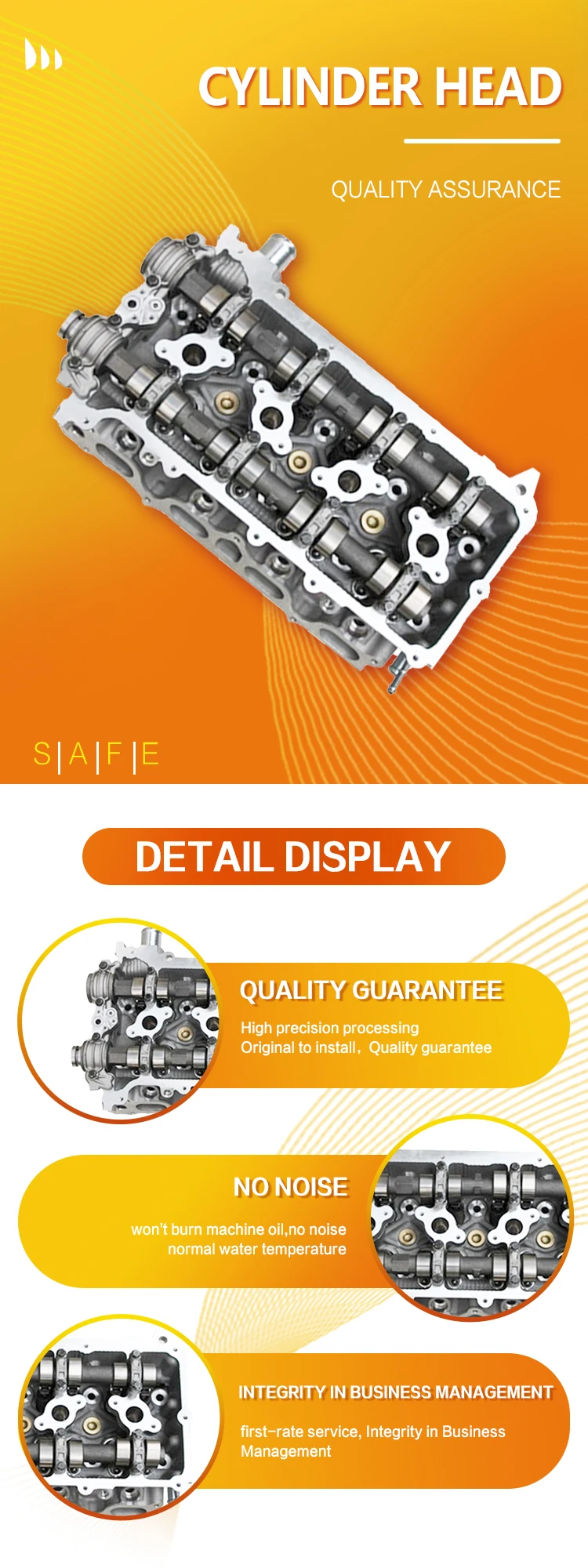 Cheap 2tr Cylinder Head for Toyota 2TR-FE-EGR 2693CC