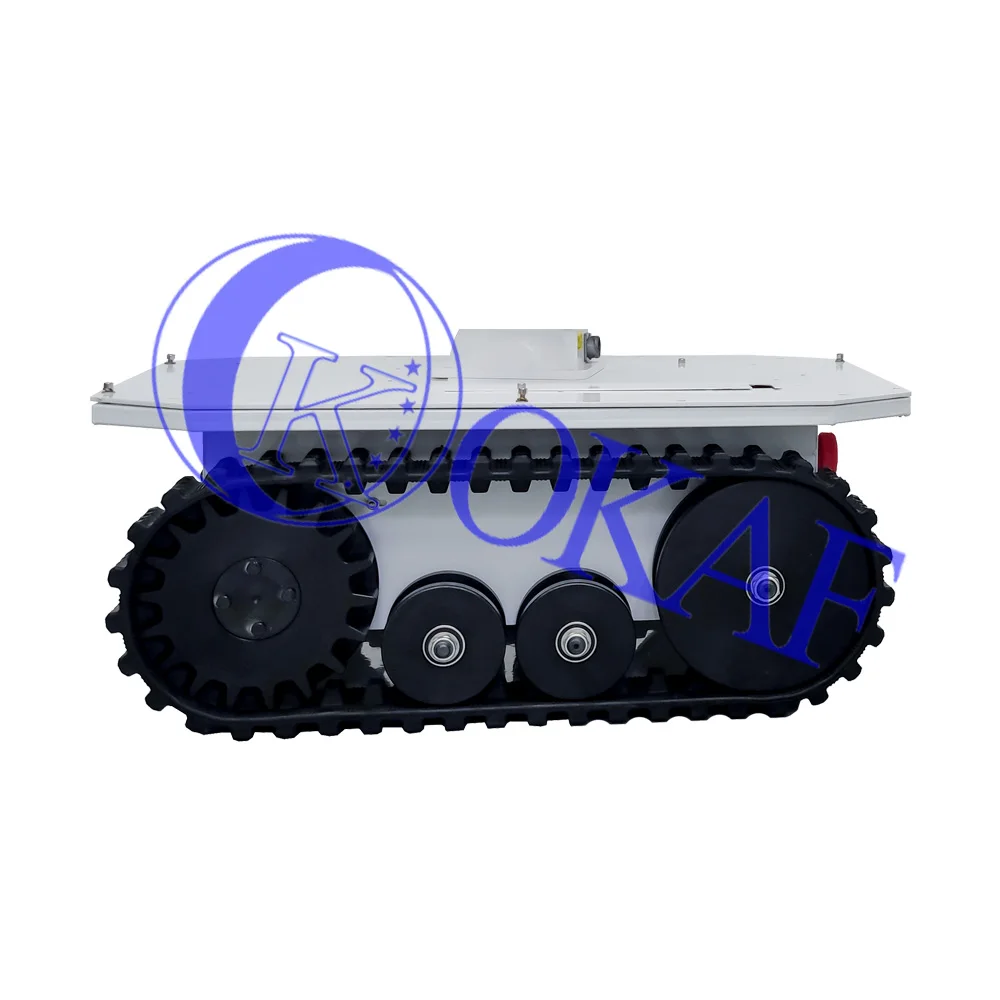 Electric Tracked Robot Platform Undercarriage Stair Climbing Robot tank Chassis Crawler Robot ...