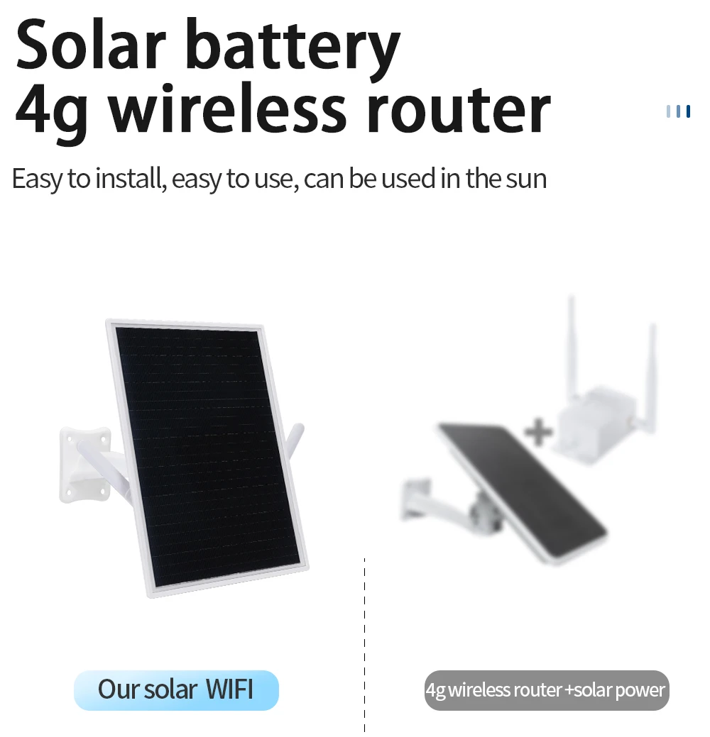 4G Wireless Solar Wifi Router - Reliable Outdoor Connectivity