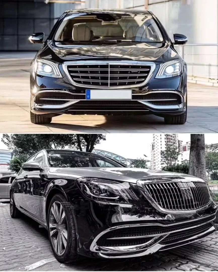 Body Kit Front Rear Bumper Assembly For Mercedes-benz S-class W222 2014 ...