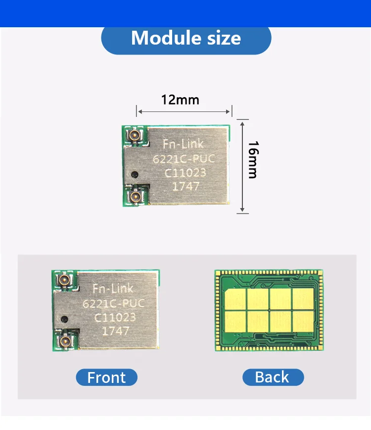 Oflycomm Rtl8821ce 와이파이 듀얼 밴드 1x1 11ac M.2 1216 와이파이 + Bt 모듈 - Buy 듀얼 ...