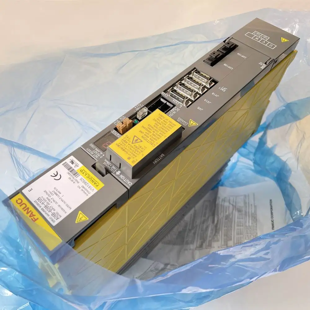 A06b-6096-h105 Fanuc Servo Amplifier A06b Alpha High Voltage Spindle ...