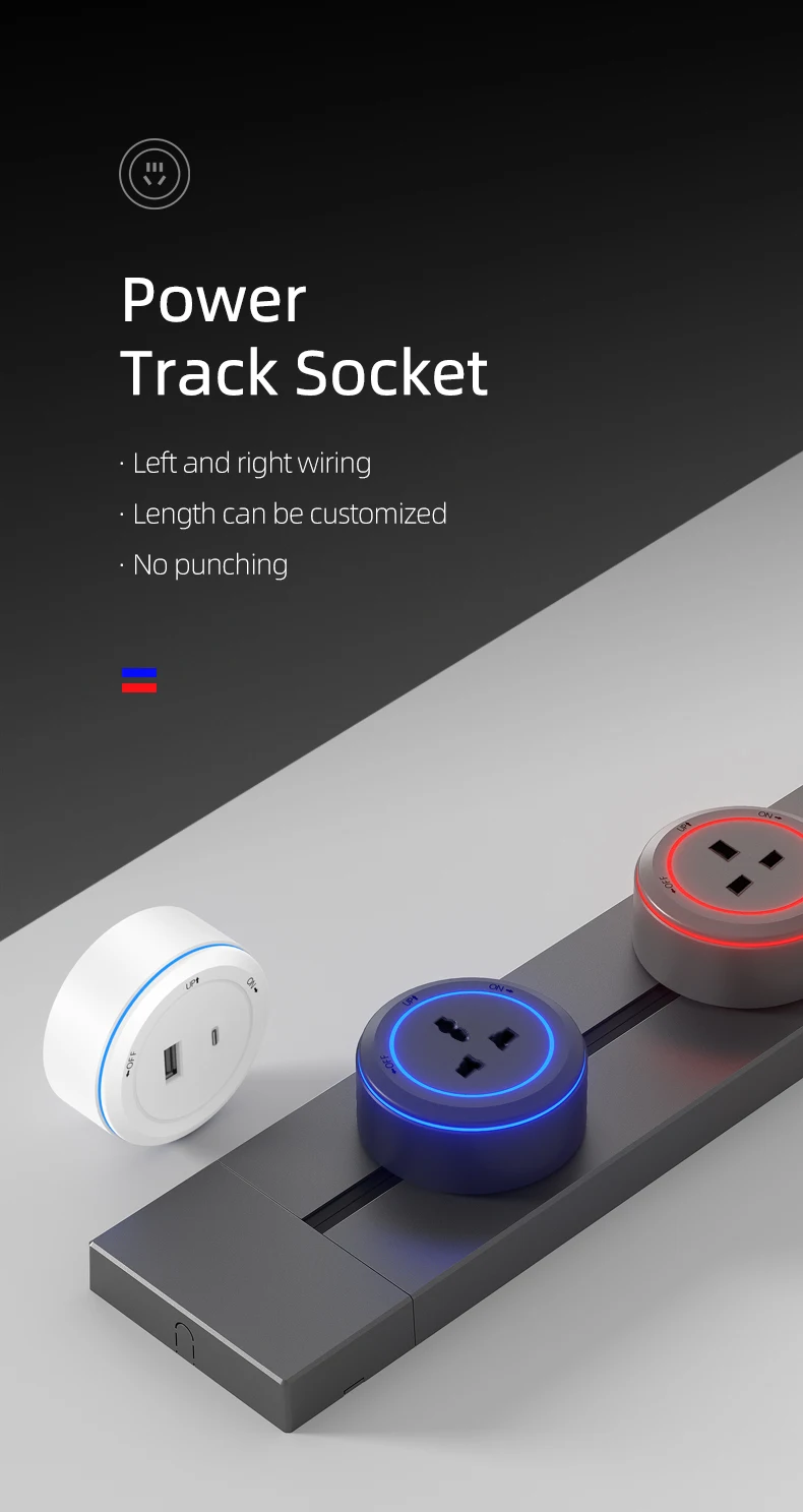 Q2 Series Smart Office Power Track Kitchen Socket Special Sliding Power ...
