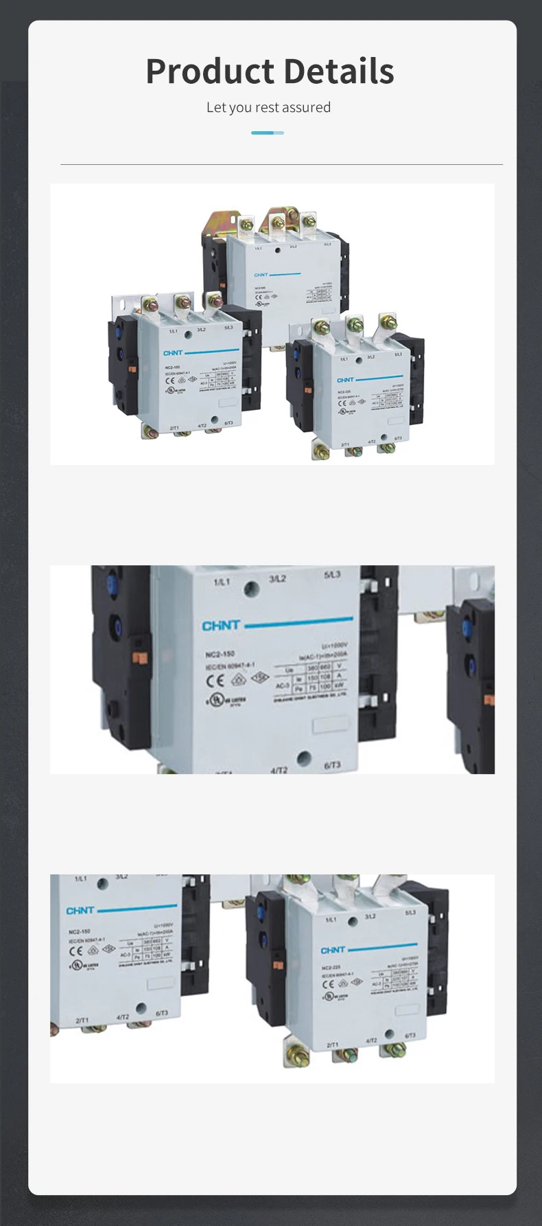 CHINT Modular NC2 Contactor - Reliable Single Phase Control
