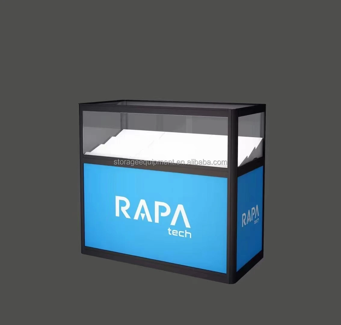 Top-notch Folding Showcase - Portable Glass Display Cabinet