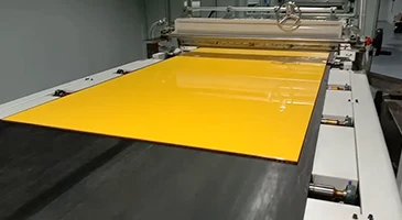 Topcoating High Gloss UV Curtain Coating Machine for Wood Furniture