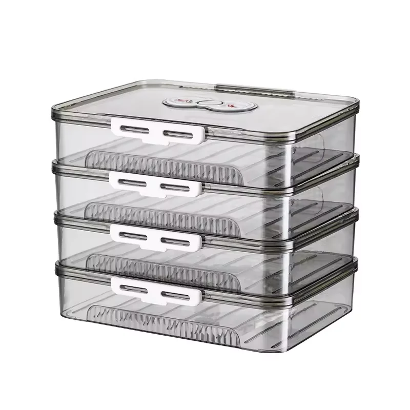Refrigerator Frozen Stackable Fresh Container Food Kitchen Freezer ...