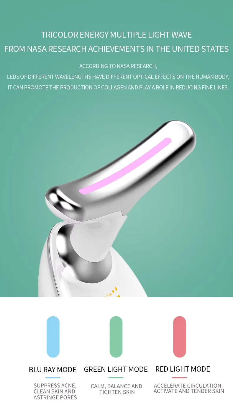 Light-Emitting Diode Light Therapy Facial Beauty Instrument Beauty ...
