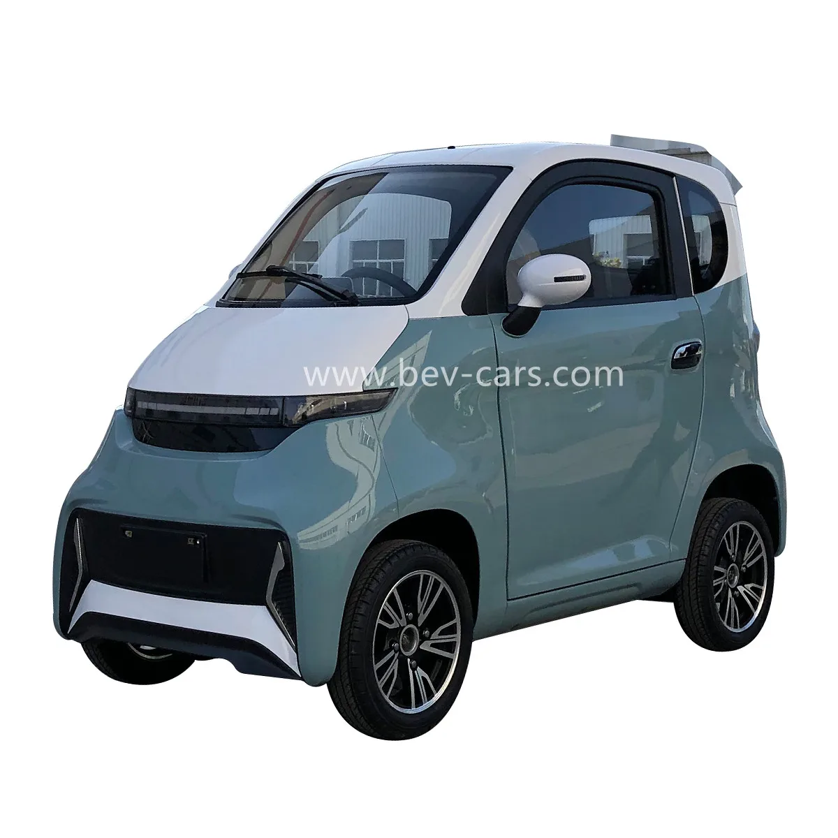 Mobility L6E 4-Wheel Electric Mini Sedan: Leather Seats, Rear Camera ...