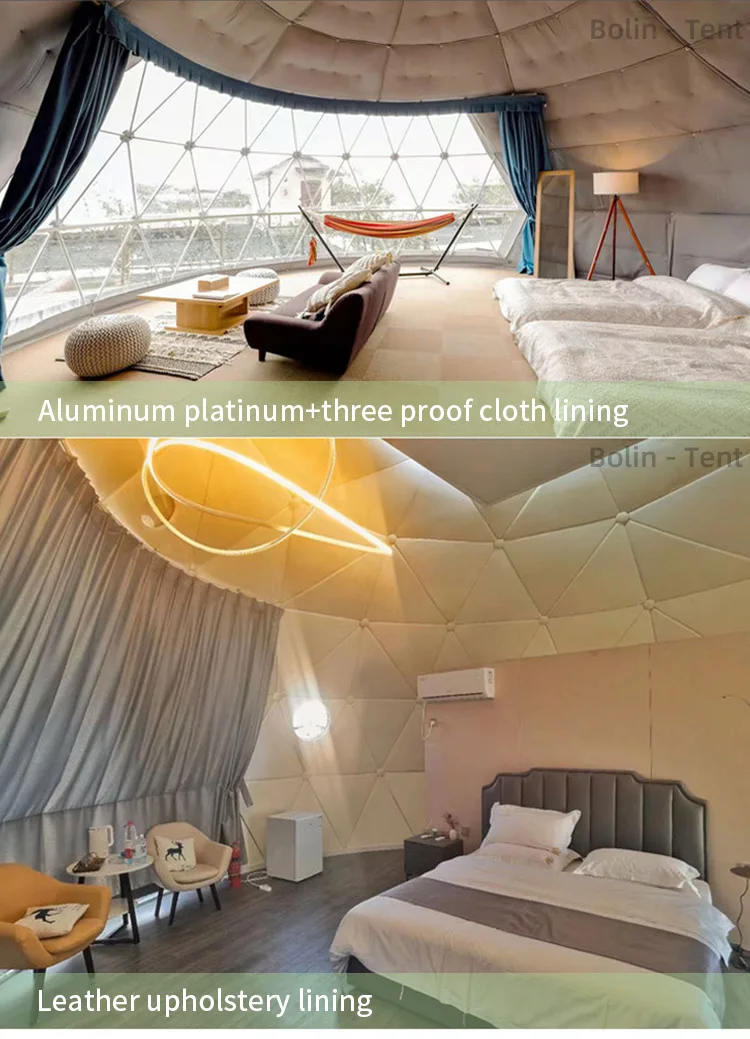 Thailand Customer Aluminium Geodesic Domo 360 Projection Dome Large ...