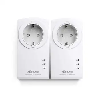 7inova Av500 Homeplug Av Standard Passthrough Powerline Ethernet ...