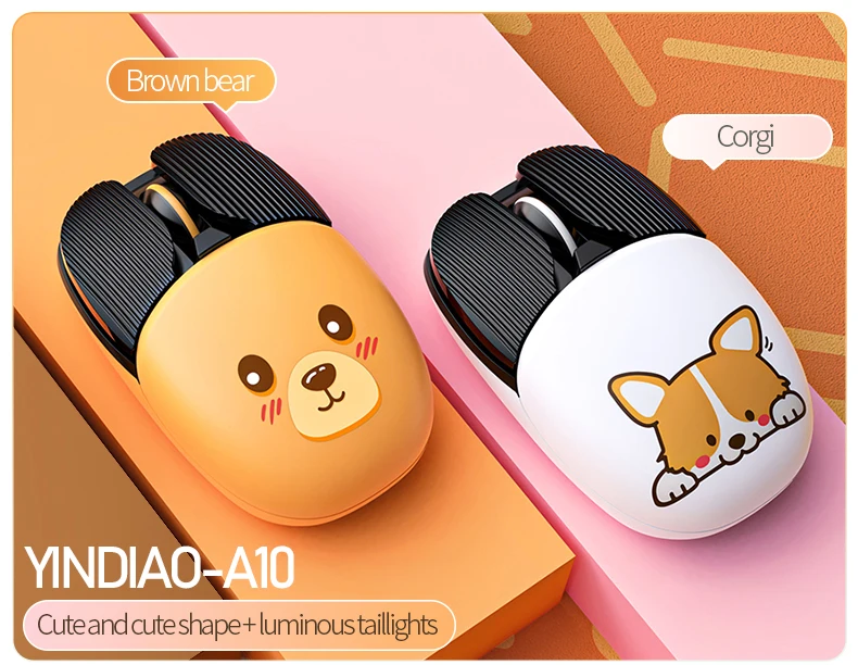 Bt Wireless Mouse Rechargeable Computer Mouse Wireless Silent Ergonomic ...