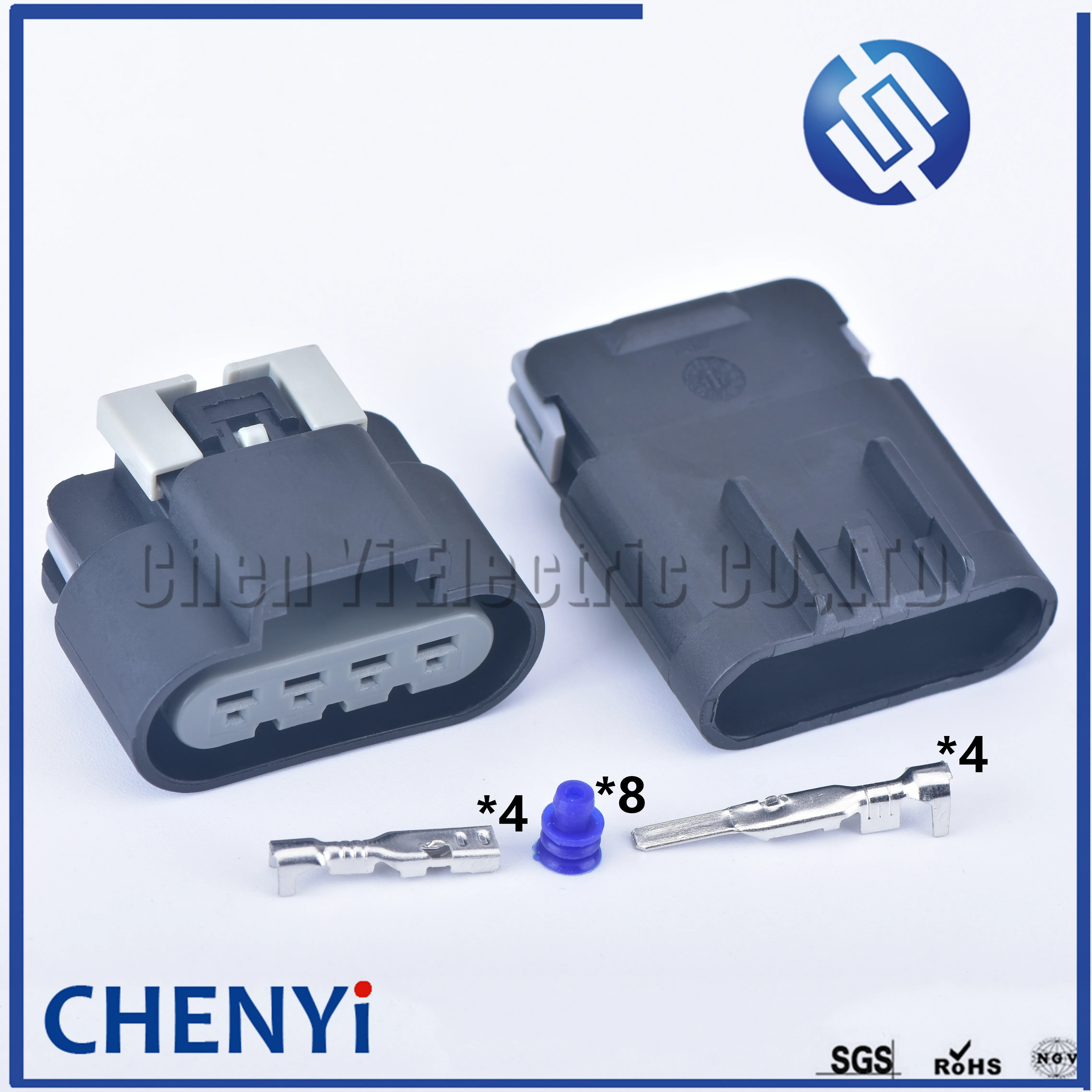 4 Pin male or female waterproof fuel gasoline pump auto connector ...