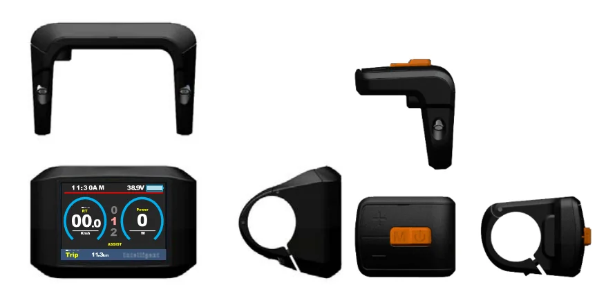 Tft 750c Colorful Ebike Meter Bafang Mid Motor Part Colorful E Bicycle ...