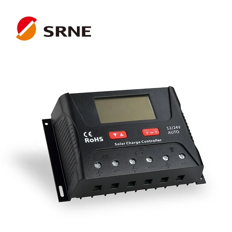 Srne Pwm Solar Charge Controller 12v/24v/30a With Screen - Buy Pwm ...