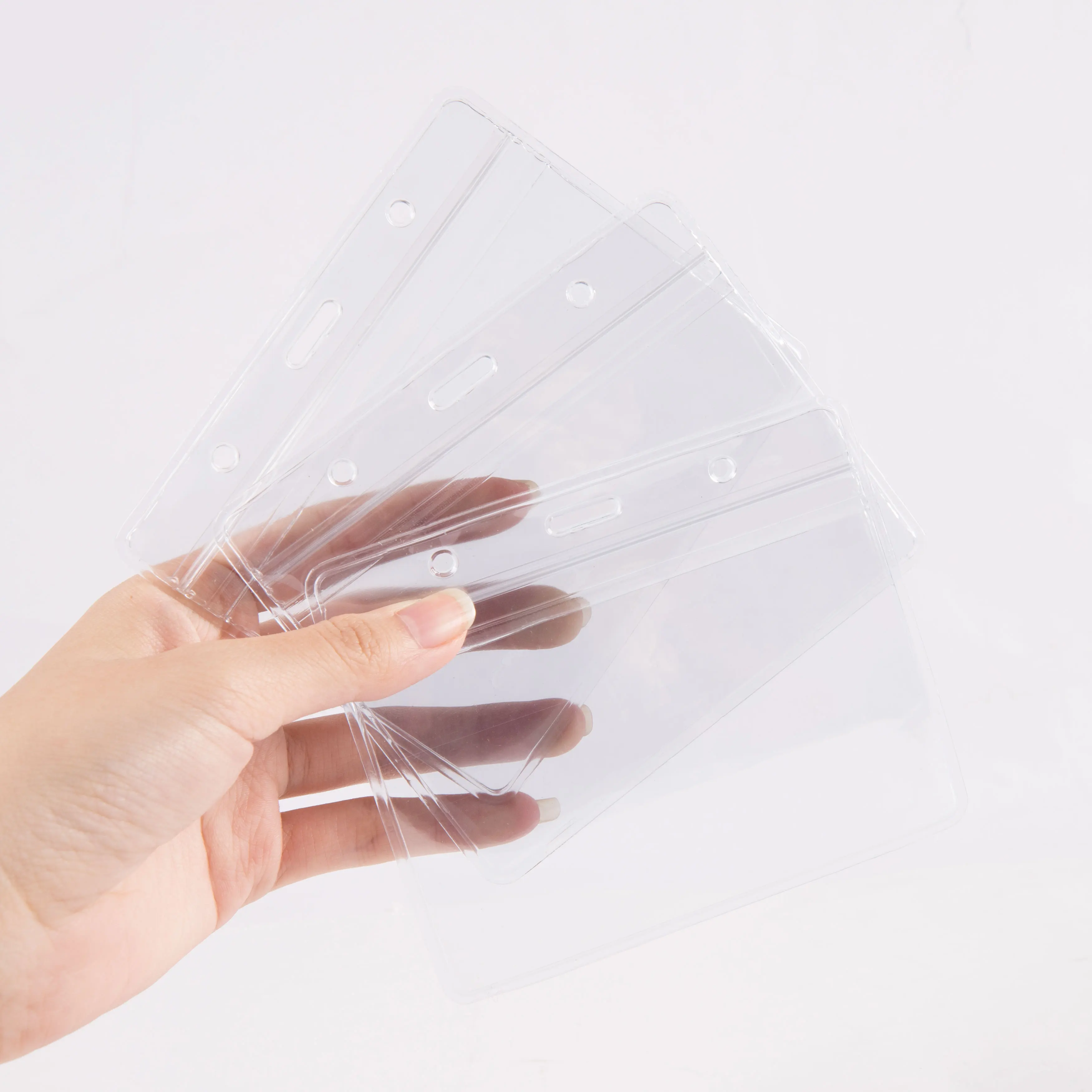 Cheap Waterproof Record Card Cover Blank Name Clear Card Sleeve ...