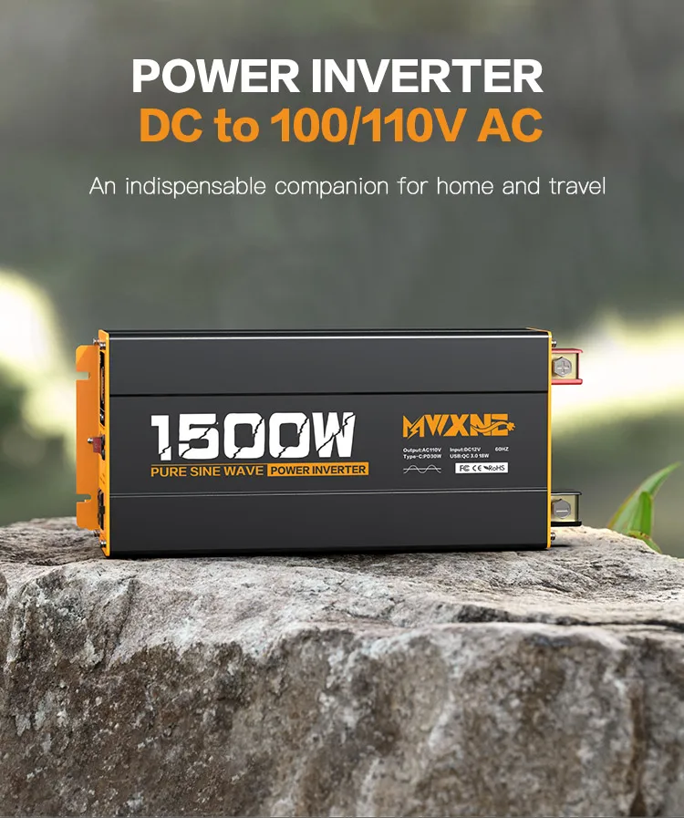 Pure Sine Wave Solar Inverter 1000w/2000w Dc To Ac 12v/24v | Oem Available