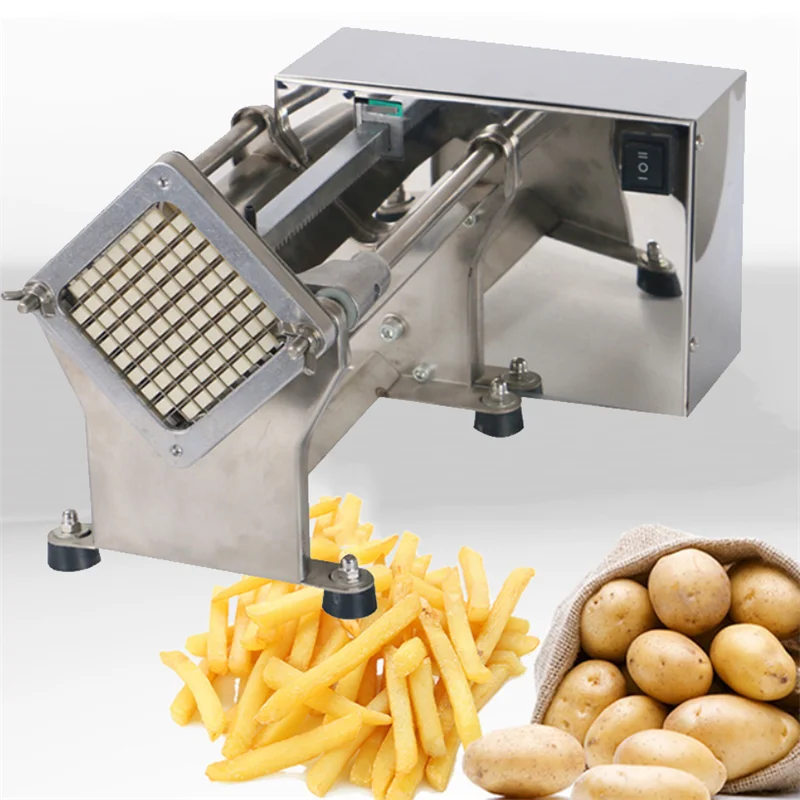 220V Electric Potato Chips Cutter Machine Stainless Steel Electric ...
