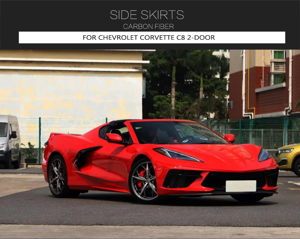 Enhance Your Chevy Corvette C8 with Carbon Fiber Side Skirts