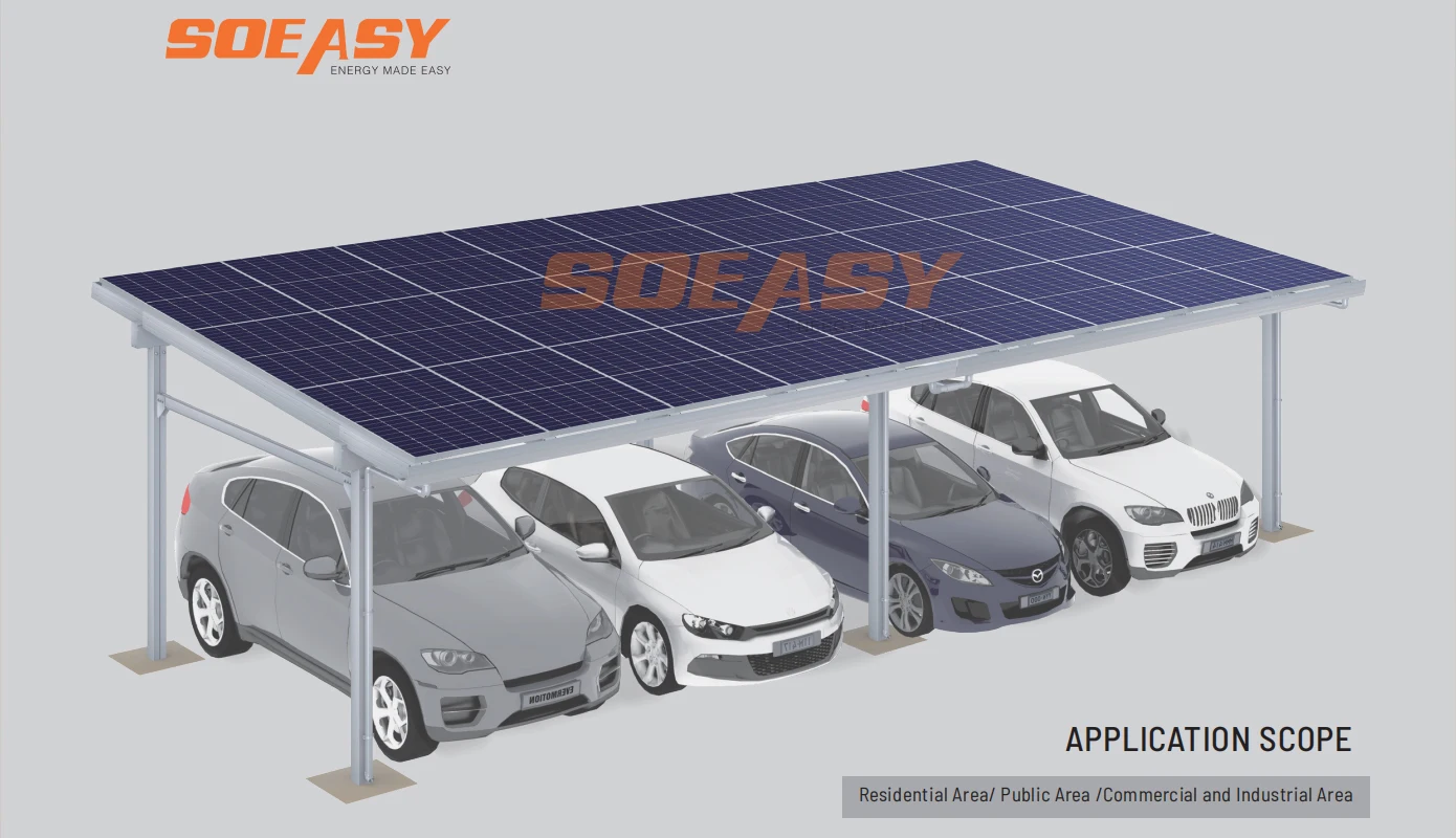 Soeasy Cc49 Solar Carport Bracket System Aluminium Carport Assembly ...