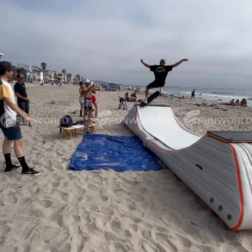 Funworldsport Inflatable Skateboard Ramps - Customized Sizes