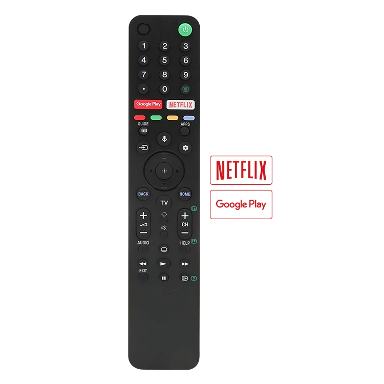 HUAYU RMF-TX500P Voice Remote control for SONY VOICE TV with Netflix KD85X8500G KD85X9500G X85G ...